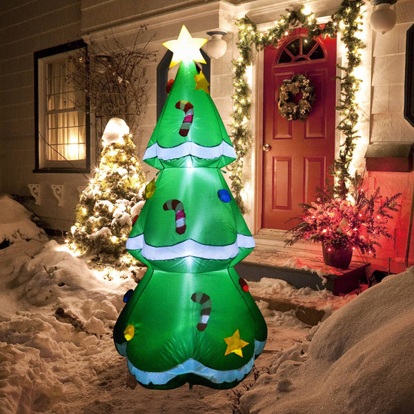 5 ft Christmas Indoor Outdoor Inflatable Tree Decorations The Pink Pigs
