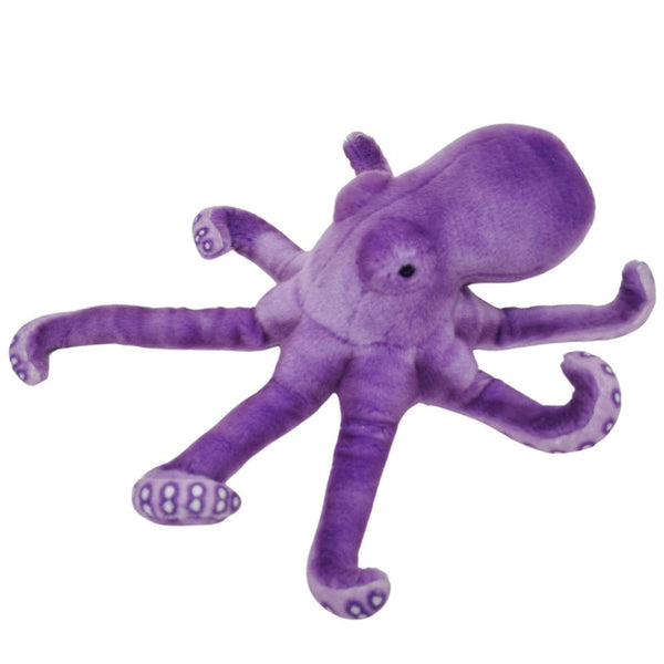 Purple Plush Octopus Realistic – Eco-Friendly Stuffed Animal – The Pink ...
