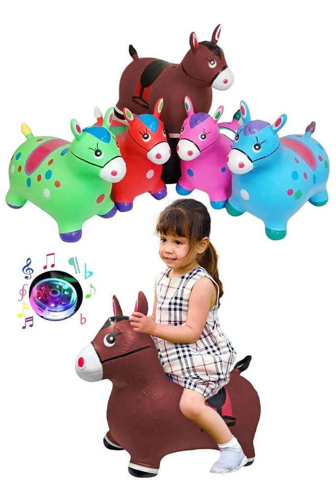 Cap Zone - Kids Pinata Donkey Horse Inflatable PVC Hopper Toy – The ...
