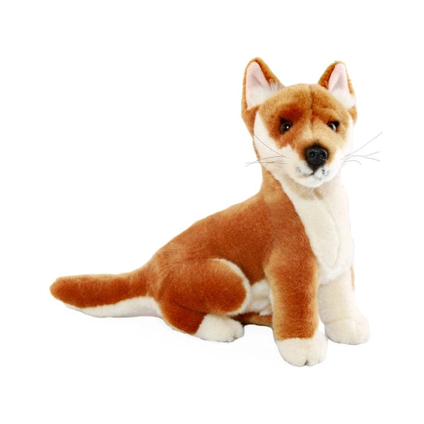 Red and Tan Australian Dingo Wild Dog Plush Toy Small Sitting – The ...