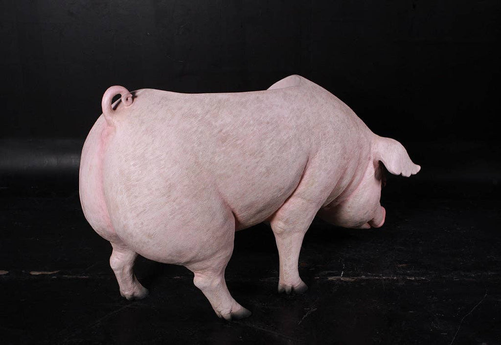 Pink Pig Bench Life Size Statue Fiberglass Resin – The Pink Pigs