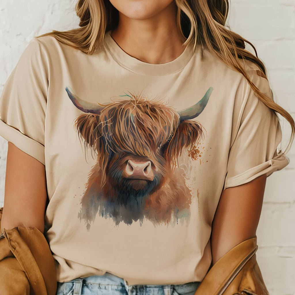 Western Highland Cow Graphic Tee – Par.tees by Party On! – The Pink Pigs