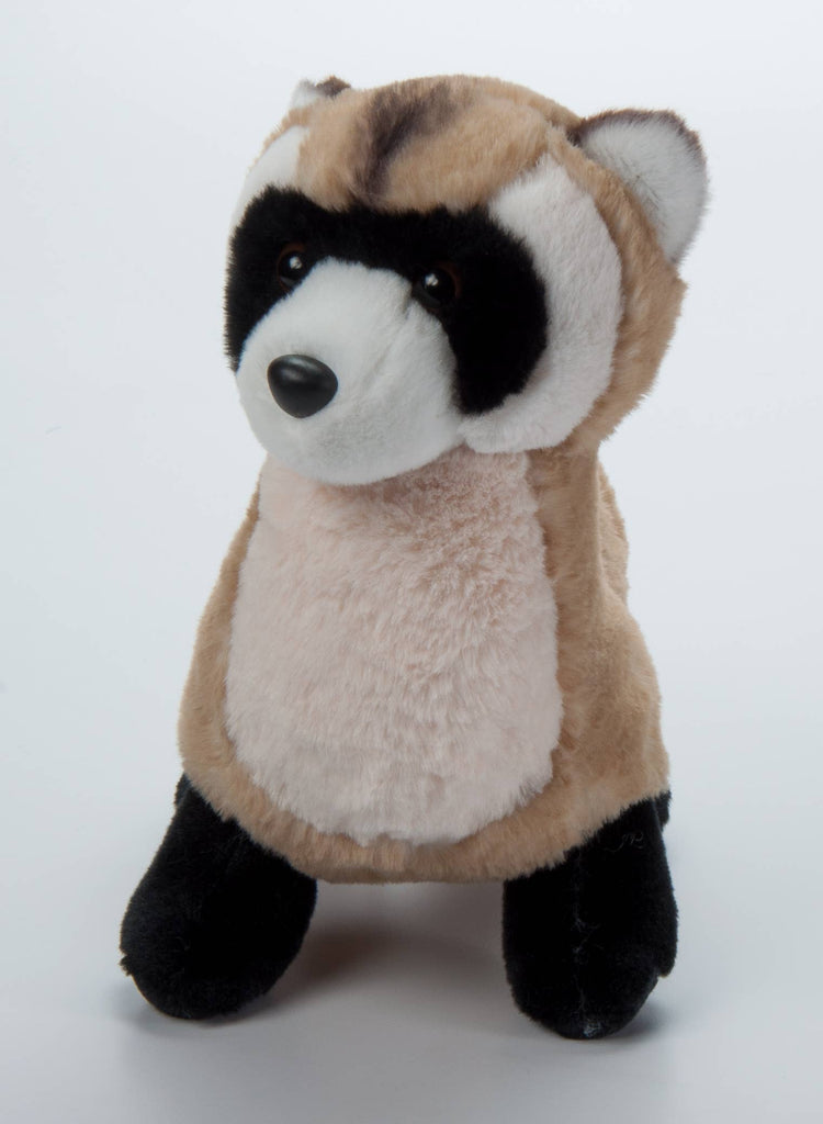 The Petting Zoo - 12" (30cm) Wild Onez Footed Ferret Black wild life ...