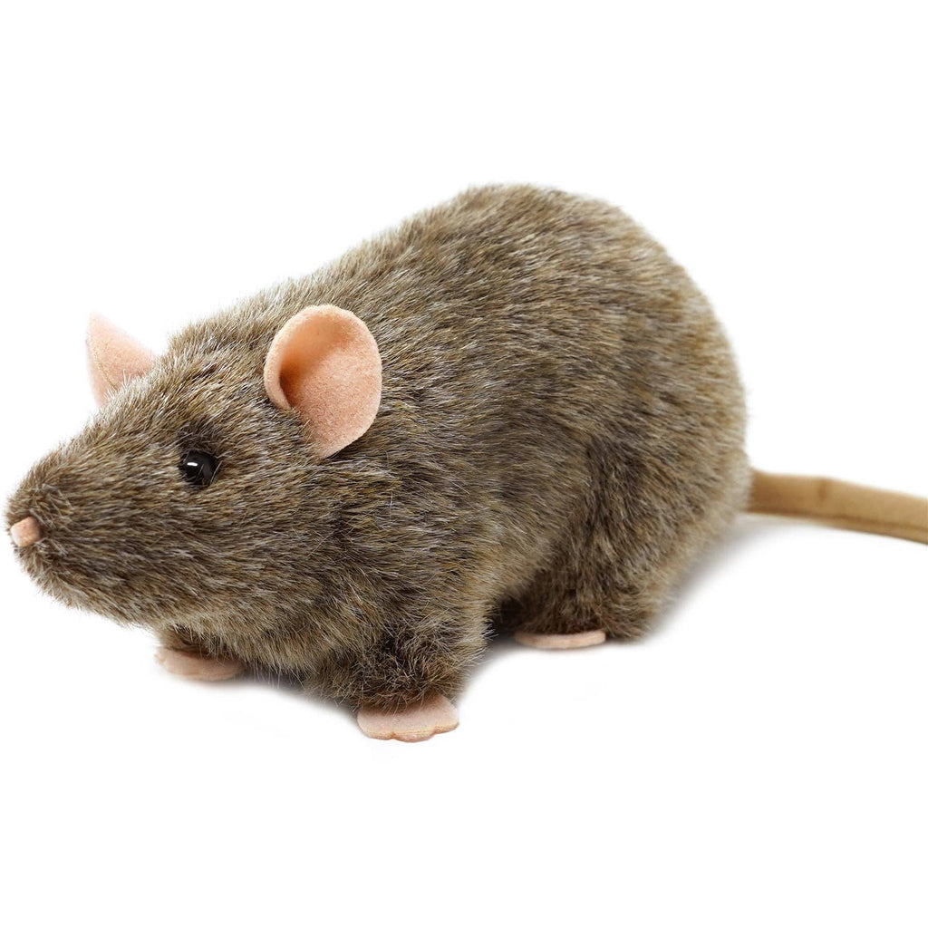 Reuben The Rat Plush Norway Rat Realistic – The Pink Pigs