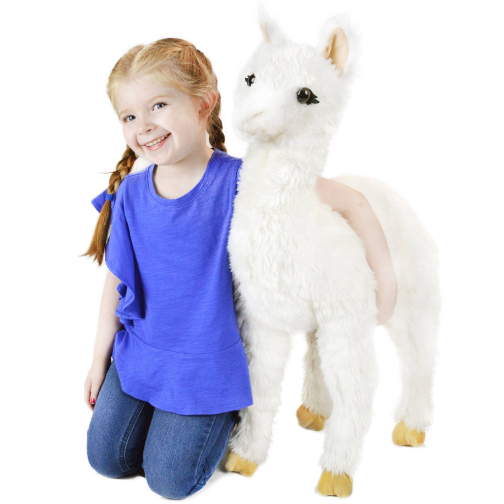Alana The Alpaca Giant 30in Plush Alpaca! – The Pink Pigs