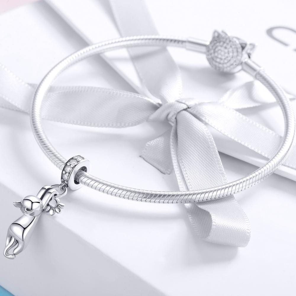 Cat Lovers Pandora Style Charm Collection Sterling Silver | Animal ...