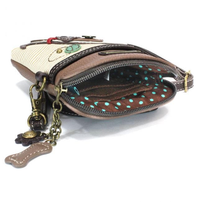 Chala Toffy Dog Collection: Key Chain. Wallet, Cross Body, Cell Phone ...