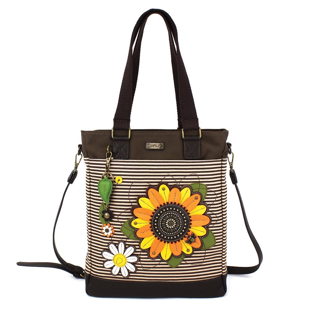 CHALA - SUNFLOWER-ZIP AROUND WALLET -BROWN | Animal Lover Gifts – The ...
