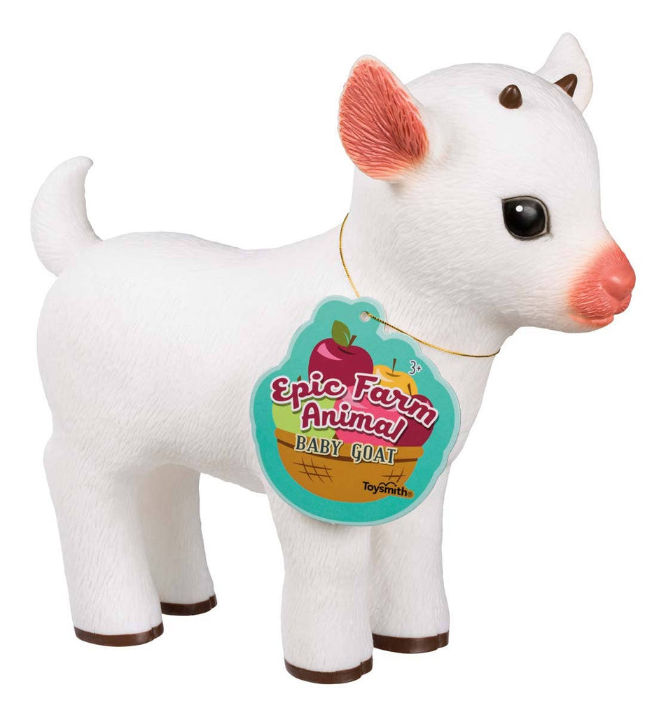 Farm Fresh Epic Farm Animals Baby Goat Squeezable Rubber Toy – The Pink ...