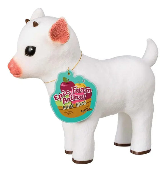 Farm Fresh Epic Farm Animals Baby Goat Squeezable Rubber Toy – The Pink ...