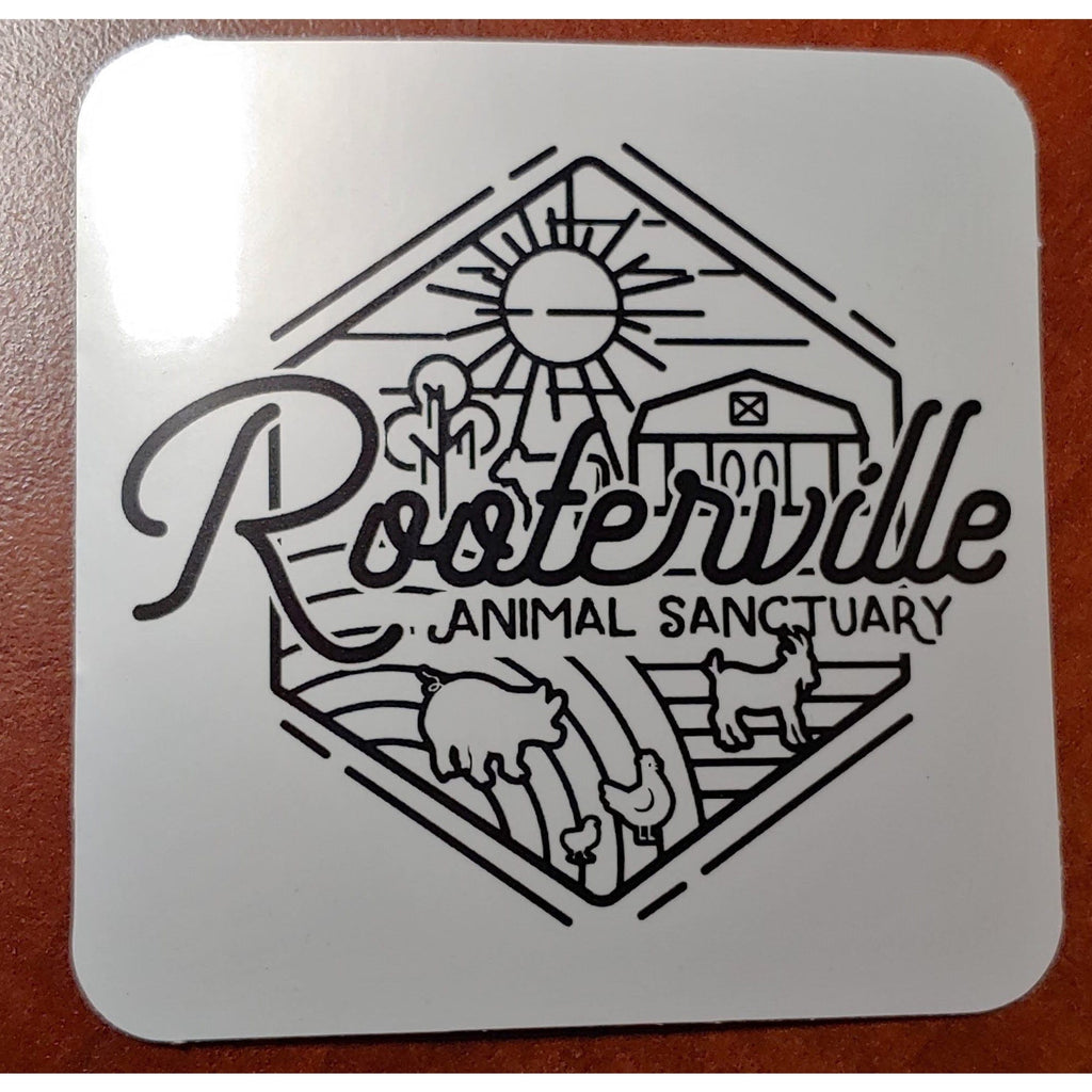 Rooterville Retro Cool Sticker! Share your love for the BEST sanctuary ...